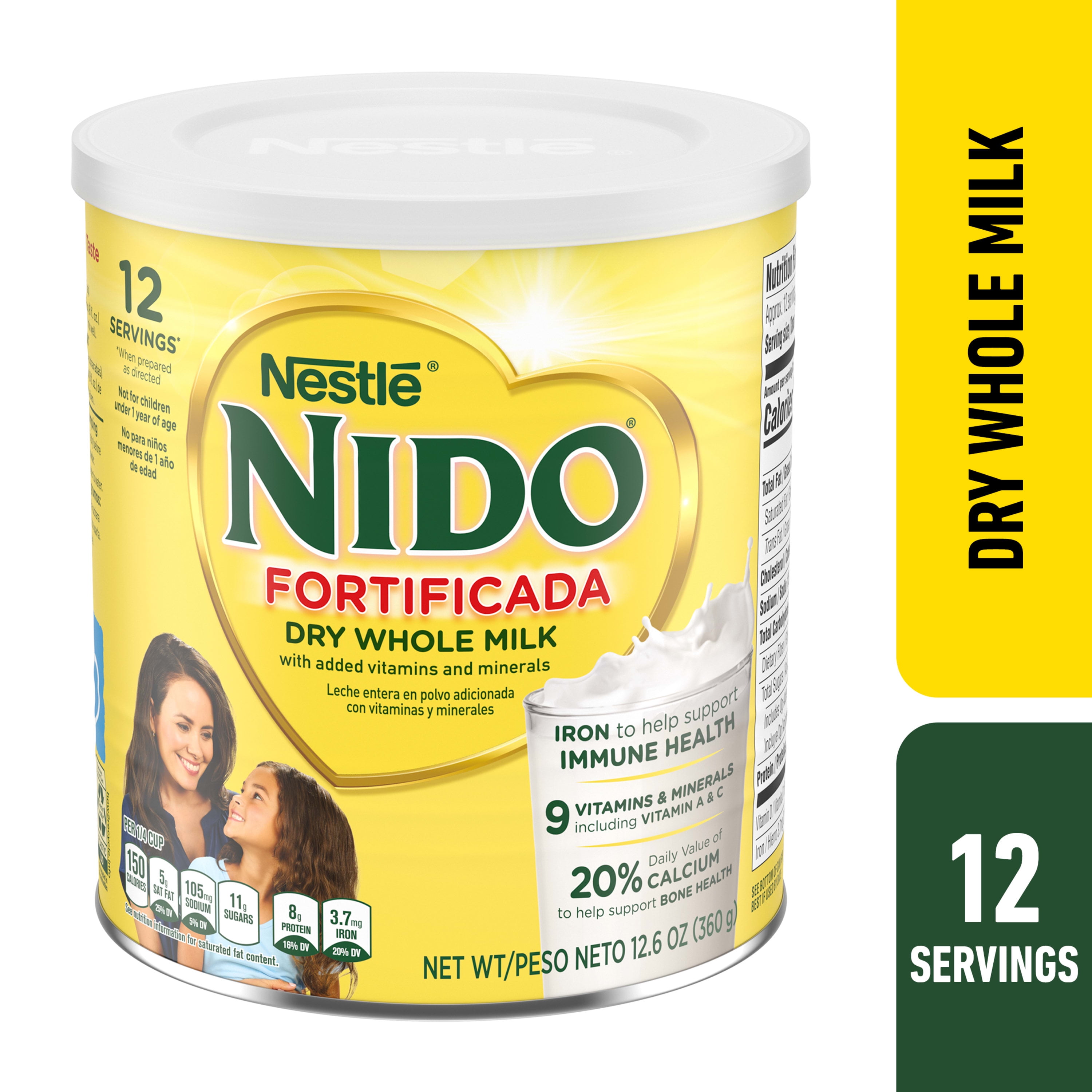 Nido Fortificada Powdered Drink Mix Dry Whole Milk Powder with Vitamins ...