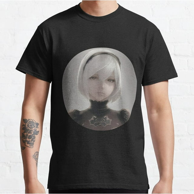 NieR:Automata 2B AI interpretation Classic T-Shirt - Walmart.com