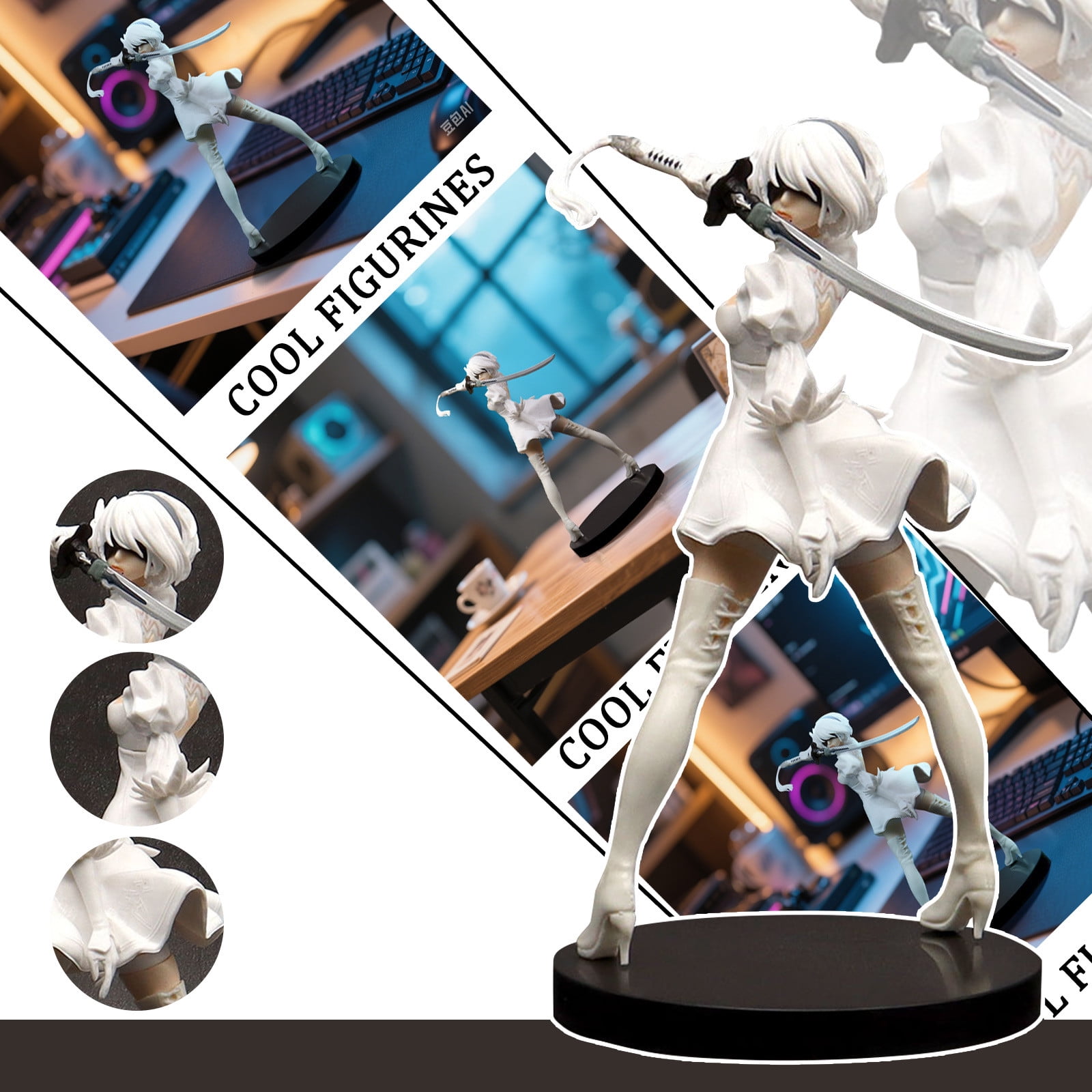 NieR: Automata Action Figure,7.09" - Anime Character Hand Puppet,NieR ...