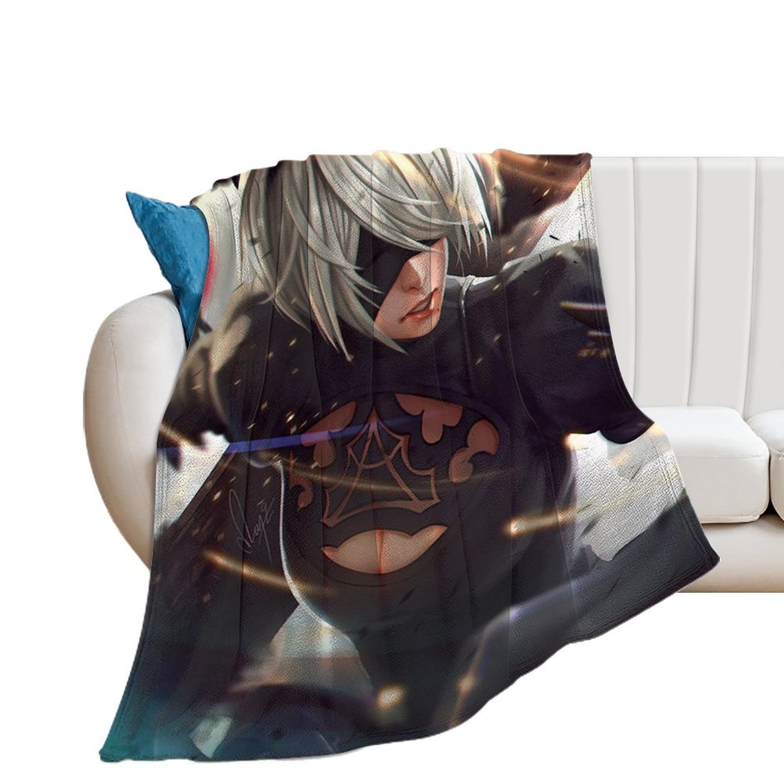 NieR Automata NieR Automata Blankets 50"*60"(130*150cm) For Couch Bed ...