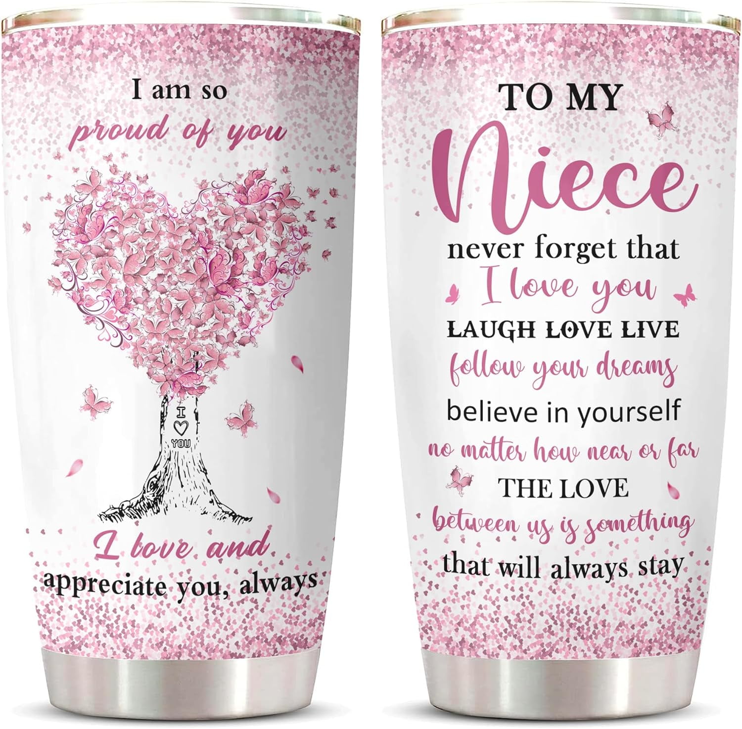 Niece Gifts Tumbler, Niece Gifts from Auntie/Uncle, Gifts For Niece ...