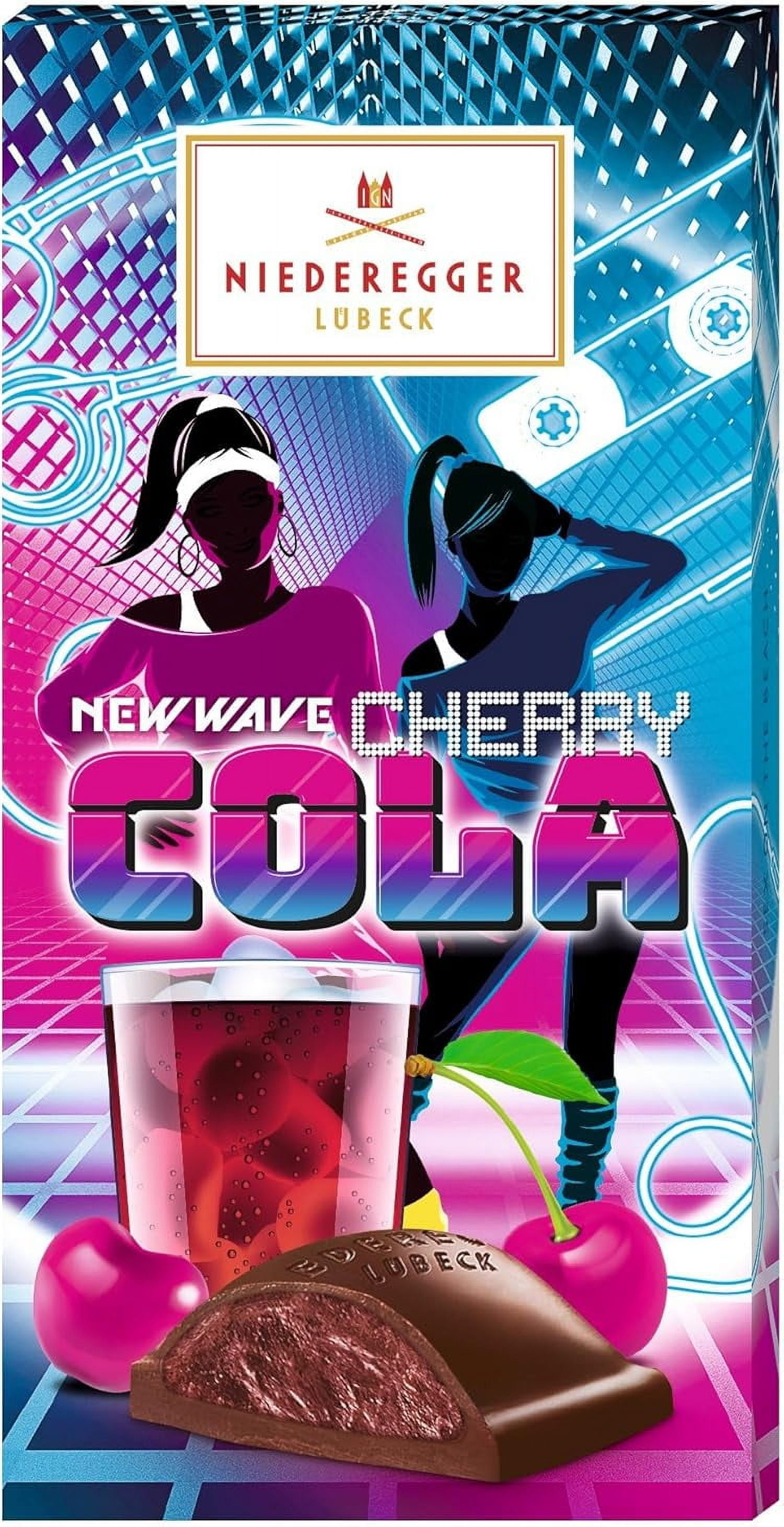 Niederegger marzipan chocolate bar New Wave CHERRY COLA 100g/3.5 oz/ 1 ...