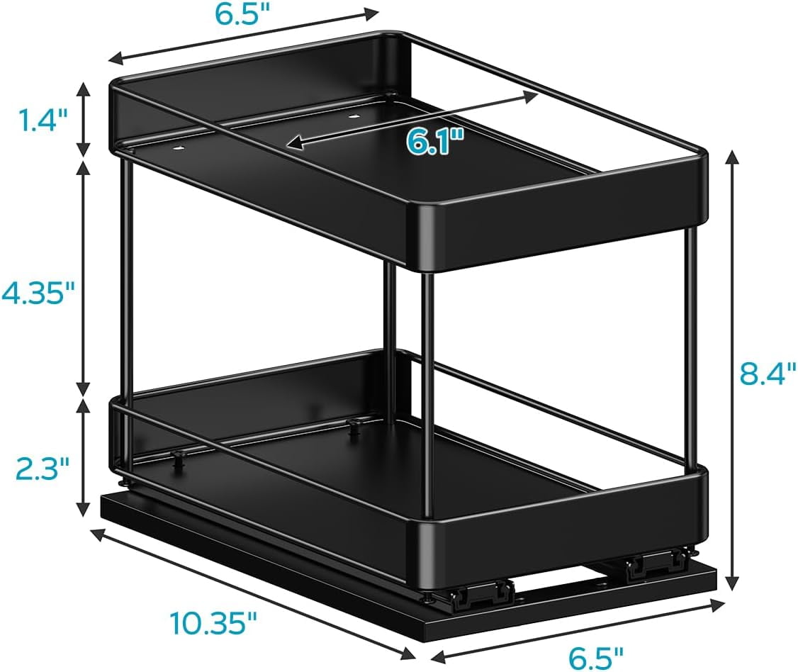 Nieifi Spice Rack Organizer for Cabinet, Vertical Spice Rack Pull Out ...