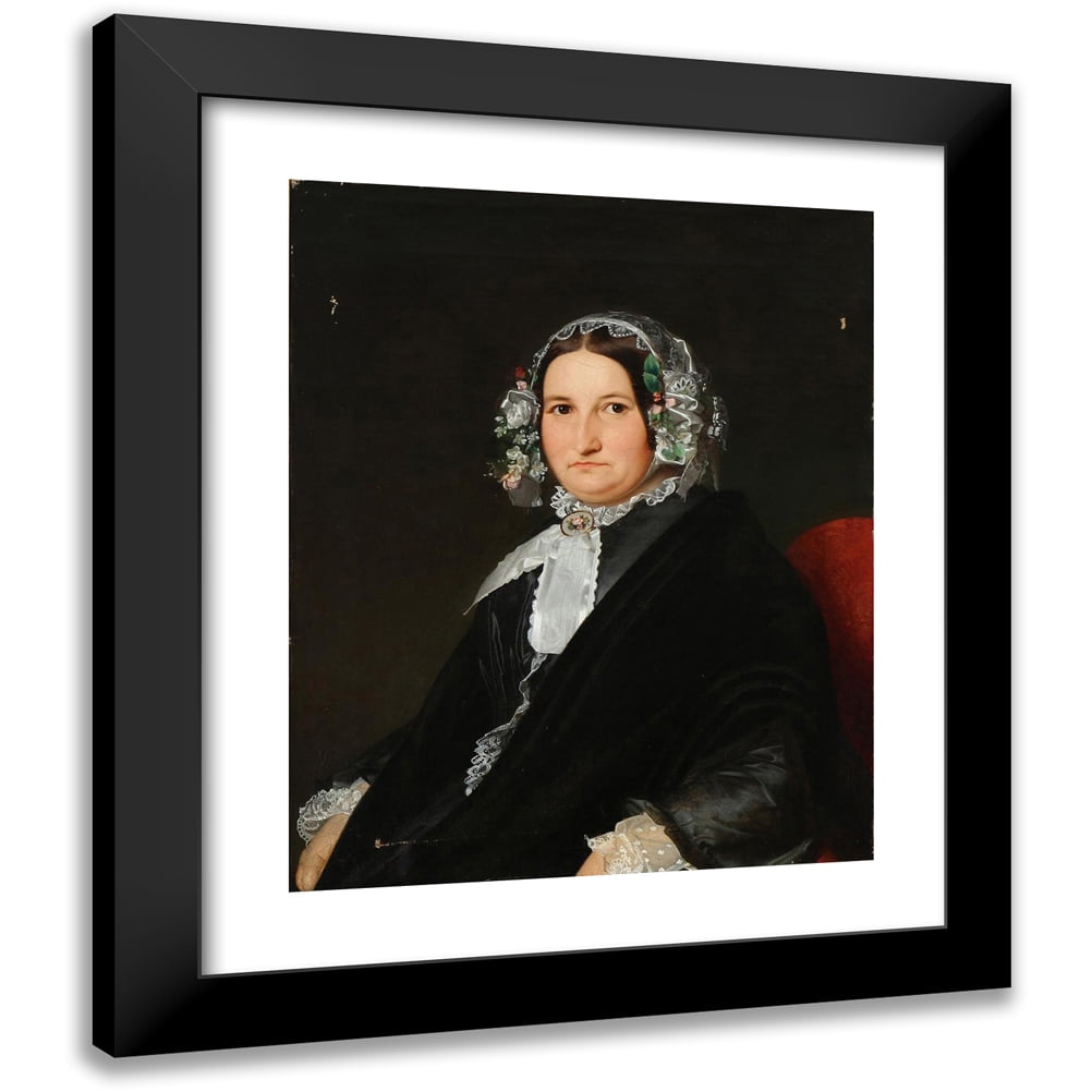 Niels Peter Holbech 12x14 Black Modern Framed Museum Art Print Titled ...