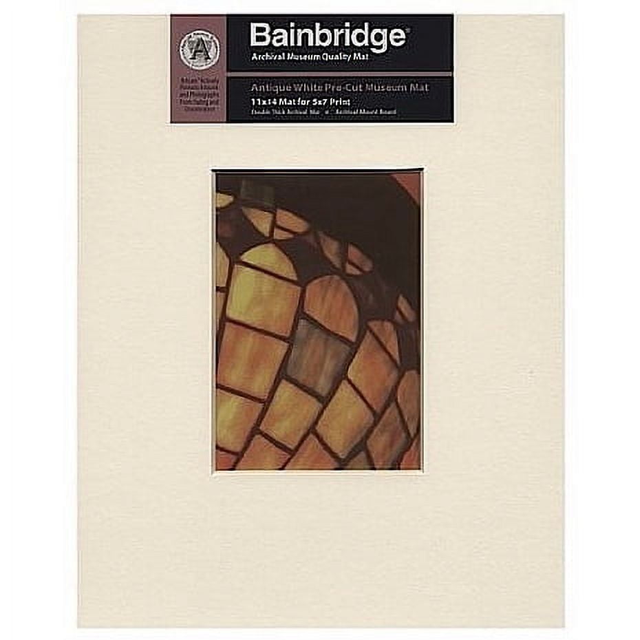 Nielsen Bainbridge 11x14 5x7 Mat in Antique-White Centered Format ...