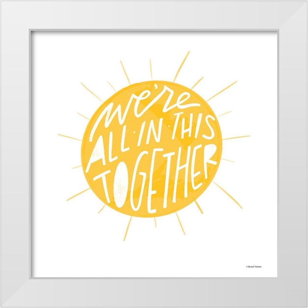 Nieman, Rachel 12x12 White Modern Wood Framed Museum Art Print Titled ...