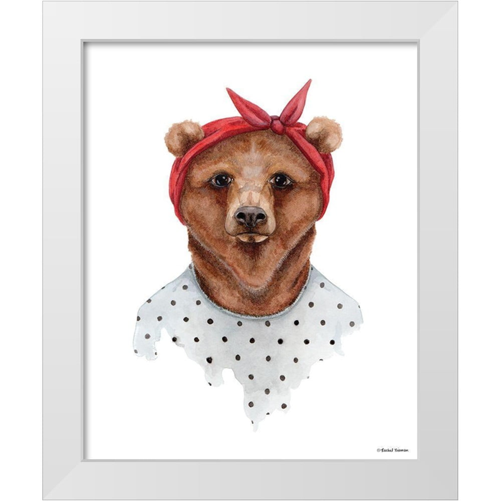 Nieman, Rachel 15x18 White Modern Wood Framed Museum Art Print Titled ...