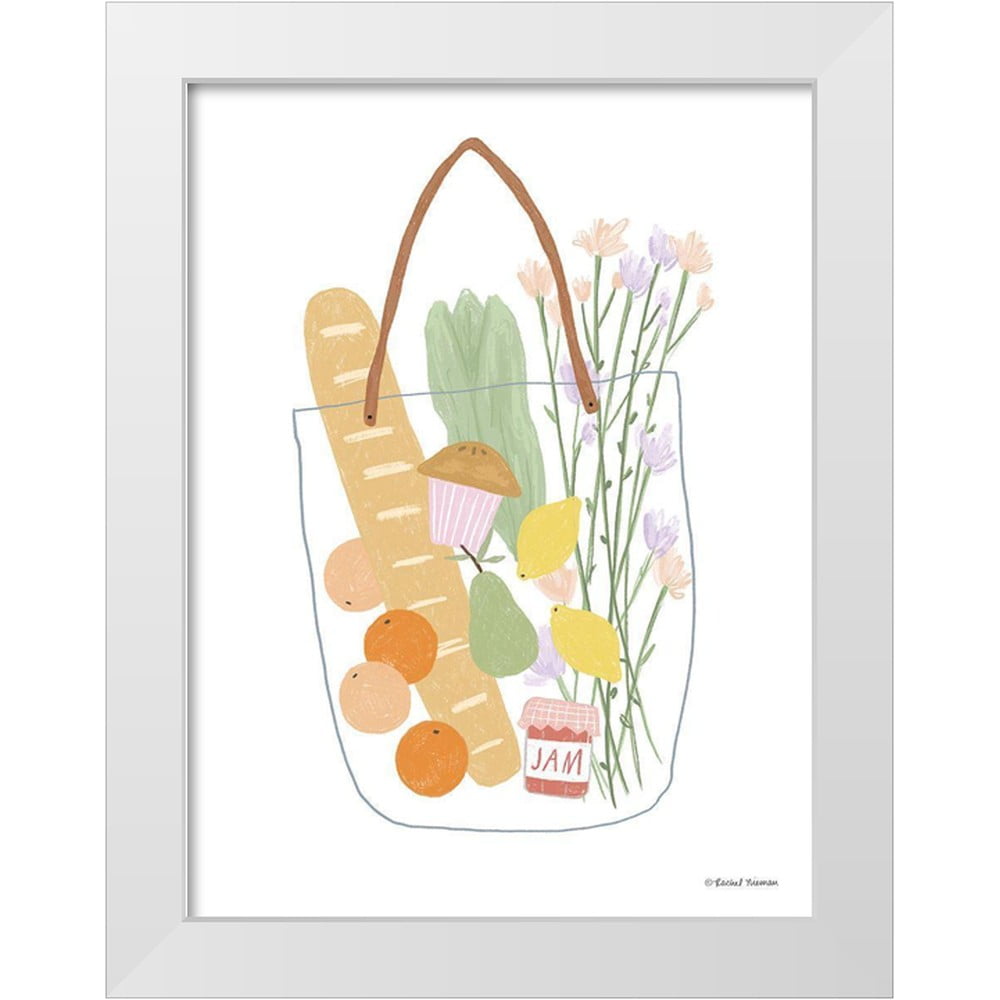 Nieman, Rachel 15x18 White Modern Wood Framed Museum Art Print Titled ...