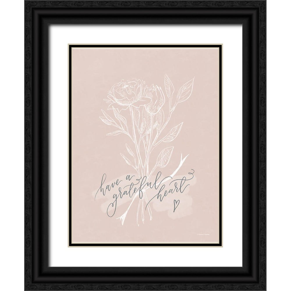 Nieman, Rachel 19x24 Black Ornate Wood Framed with Double Matting ...