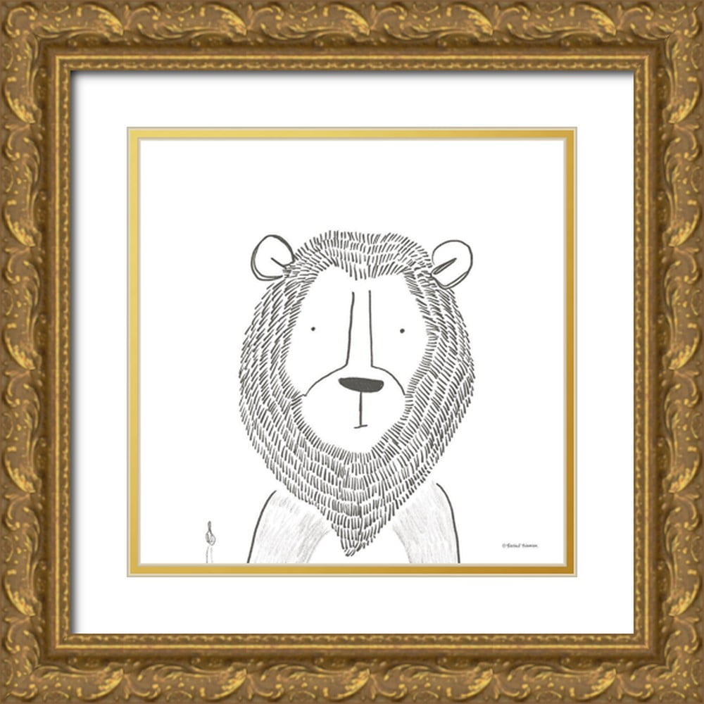 Nieman, Rachel 20x20 Gold Ornate Wood Framed with Double Matting Museum ...