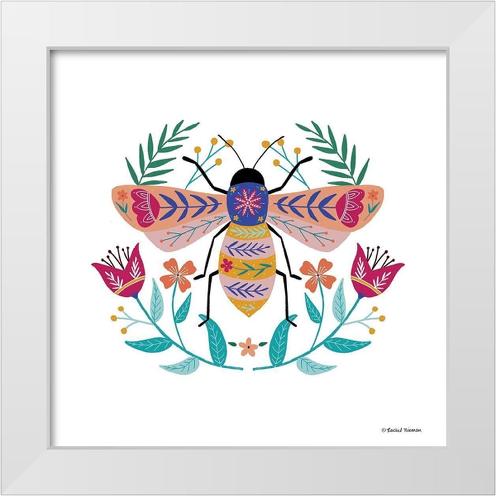 Nieman, Rachel 20x20 White Modern Wood Framed Museum Art Print Titled ...