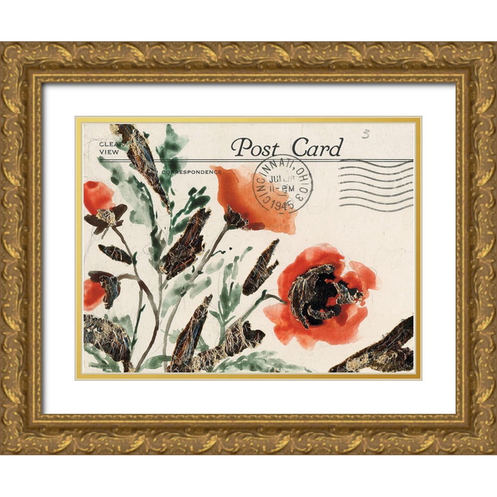 Nieman, Rachel 24x19 Gold Ornate Wood Framed with Double Matting Museum ...