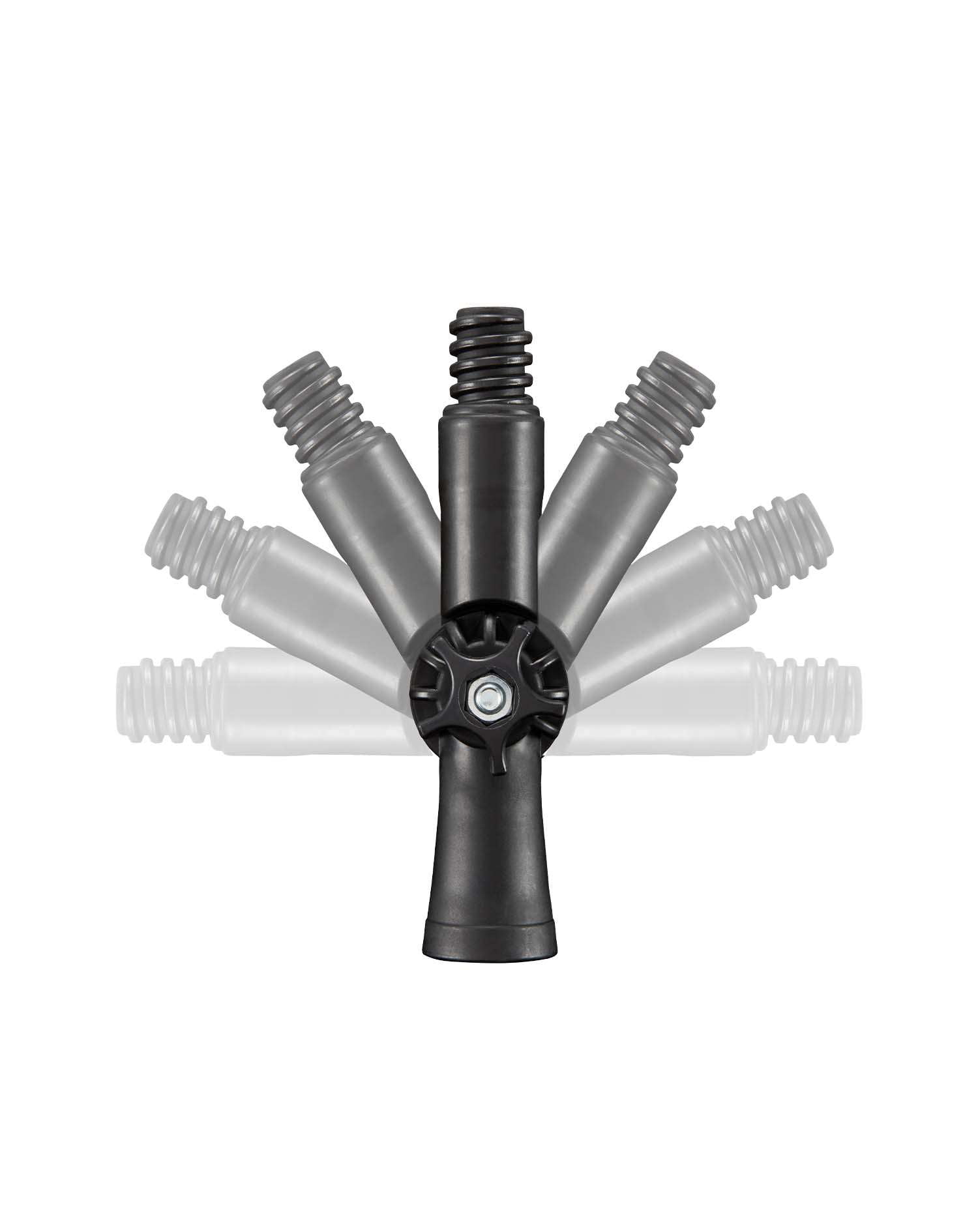 Niepce Inc Rotatable Threaded Extension Pole Angle Adaptor - Walmart.com