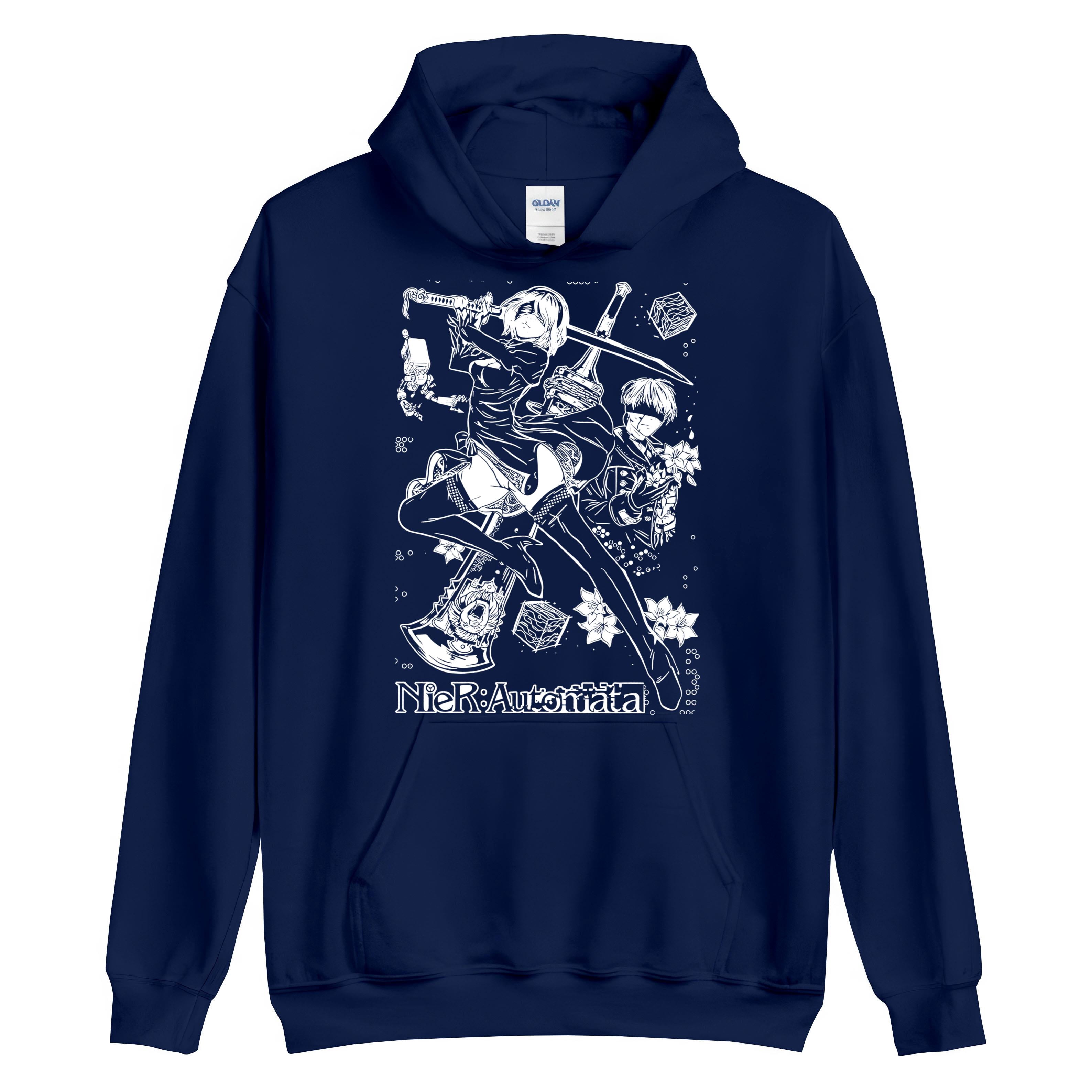 Nier Automata 2B YoRHa New Unisex Shirt,Girl, t-shirt Waifu graphic tee ...