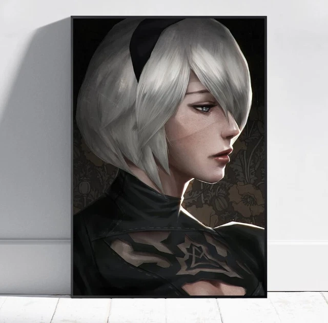 Nier Automata Poster, 2B Wall Art, Rolled Print, Game Poster Gift 10 NO ...