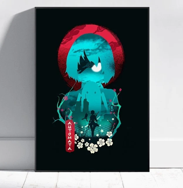 Nier Automata Poster, 2B Wall Art, Rolled Print, Game Poster Gift 7 NO ...