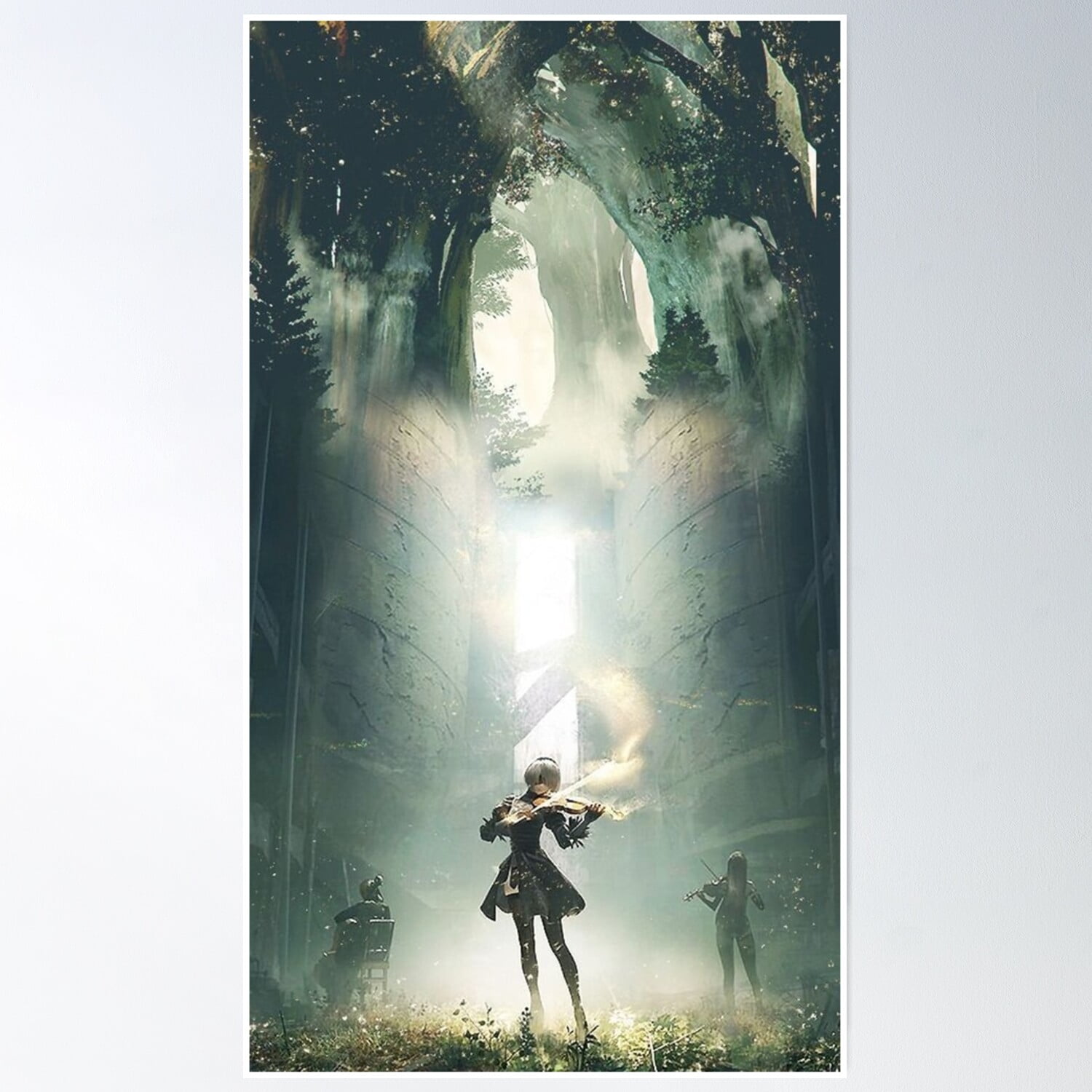 Nier Automata Poster Wall Art, Modern Wall Decor, 16x24 UNFRAMED ...