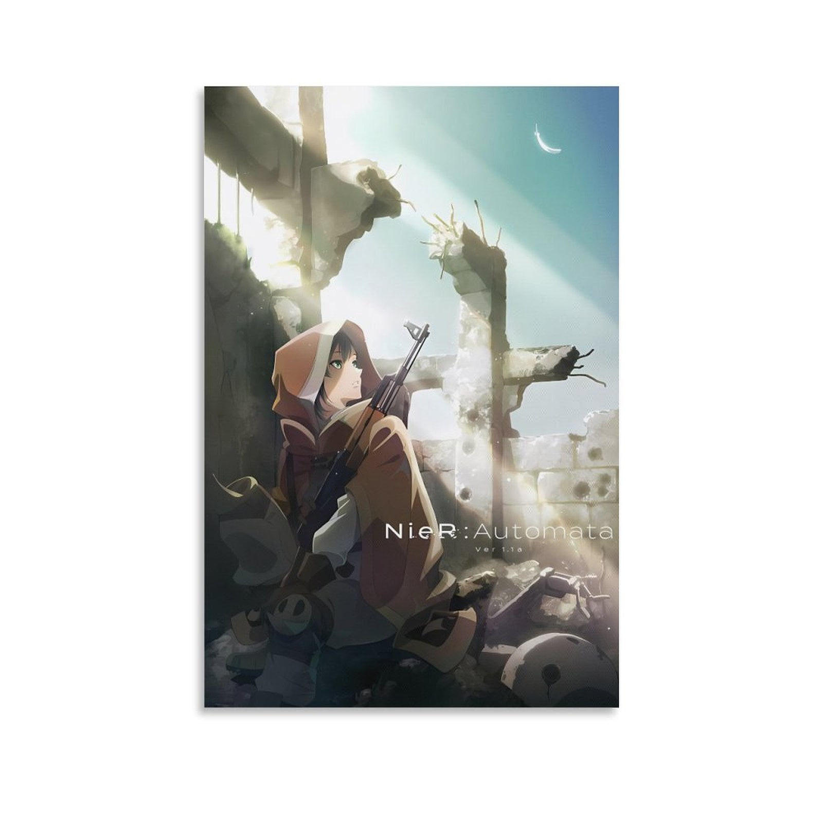 Nier Automata Ver1.1a Art Anime Cool Poster Wall Art Picture Painting ...