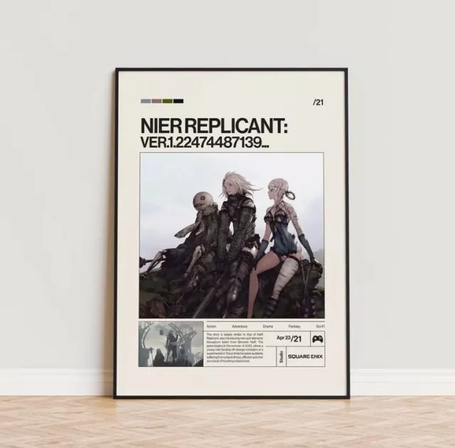 Nier Replicant Ver.1.22474487139... Poster, Video Game Poster ...