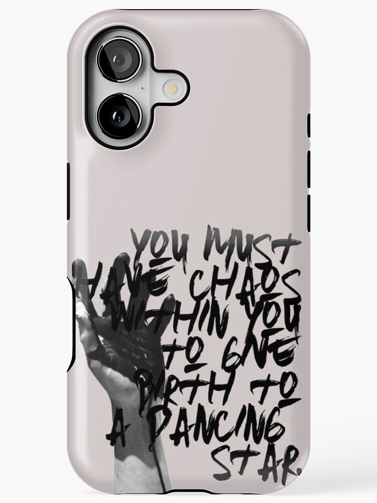 Nietzsche Chaos Dancing Star Inspirational Quote Artwork For iPhone 11 ...