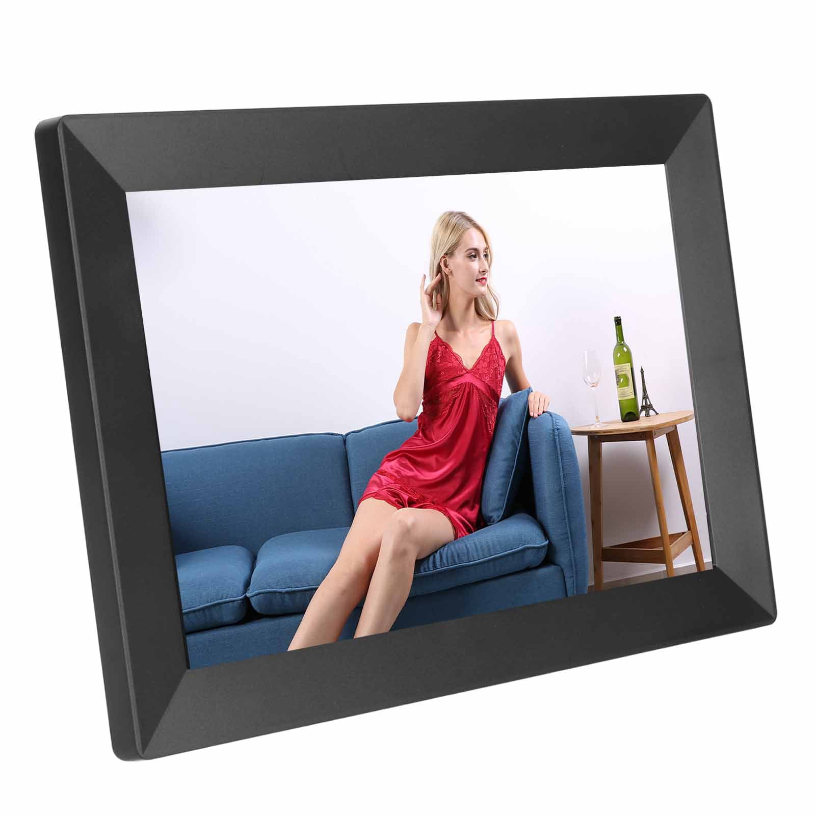 Nieyigj 10 Inch / 25.4 cm Digital Photo Frame WiFi IPS Touch Screen ...