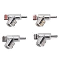 Nieyigj 4pcs BA1403R Locking Banana Connectors Rhodium Plated Speaker ...