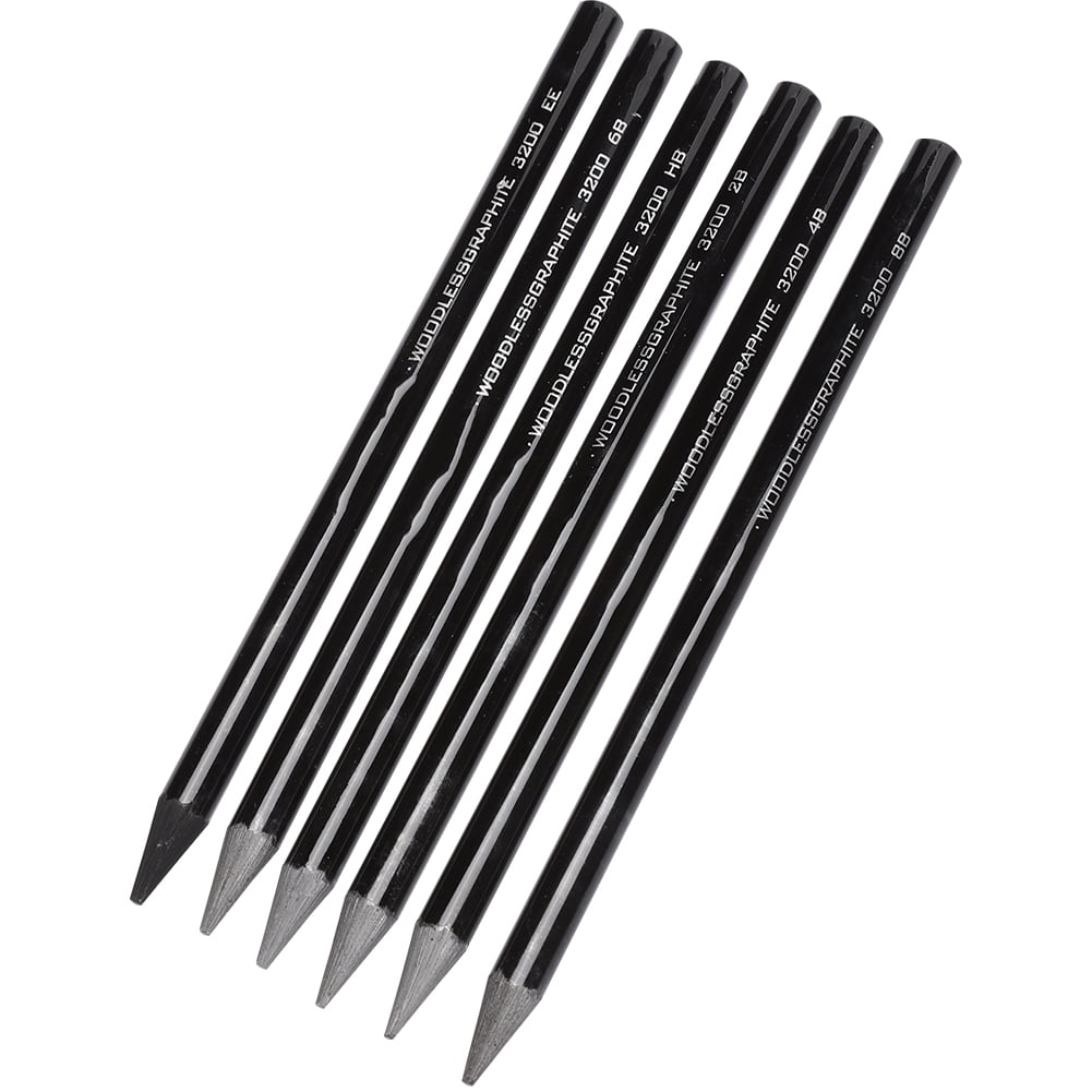 Nieyigj 6Pcs Carbon Sketch Pen Professional Wood Drawing Pencil Art ...