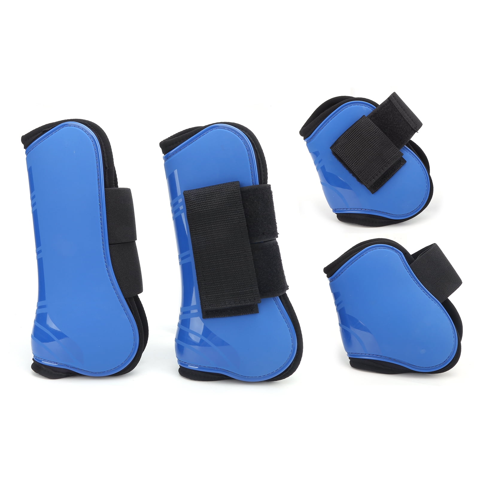 Nieyigj Horse Tendon Boots Set of 4 PU Shell Fetlock Brace Guard for ...