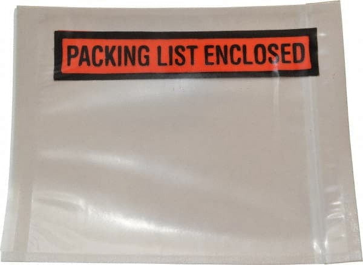 Nifty Products 1,000 Piece, 5-1/2" Long x 4-1/2" Wide, Envelope Packing ...