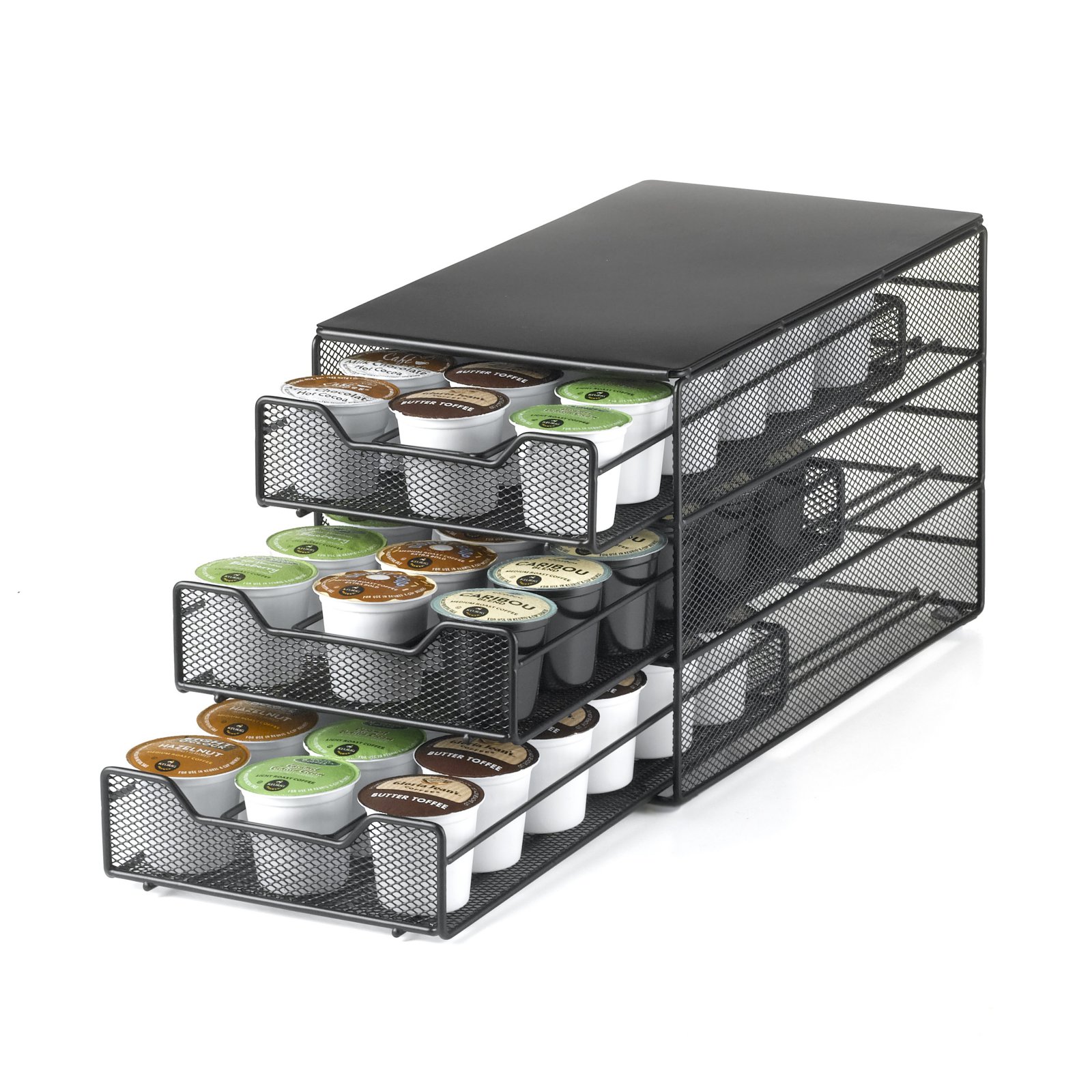 Nifty Keurig Approved Glass Top Rolling Drawer - Walmart.com