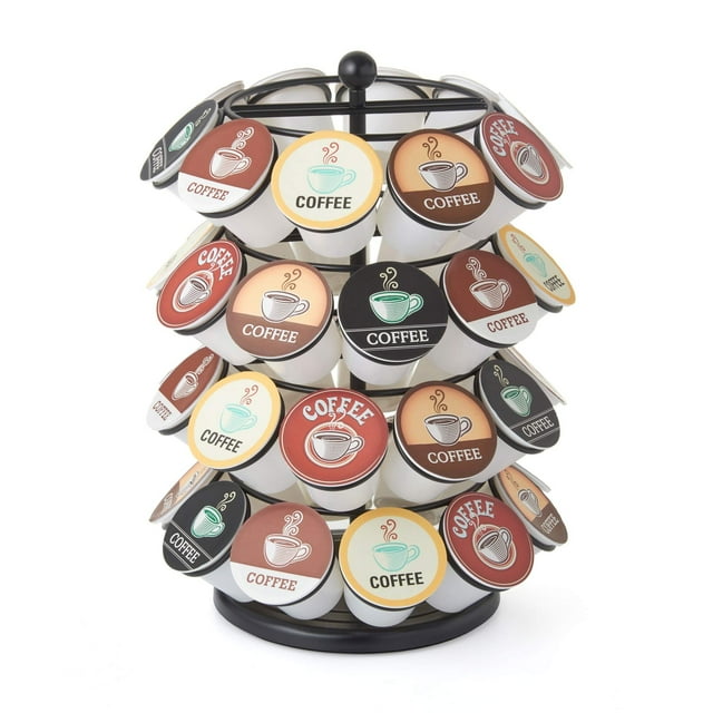 Nifty Solutions K-Cup Compatible Coffee Pod Carousel – 40 Pod Capacity ...