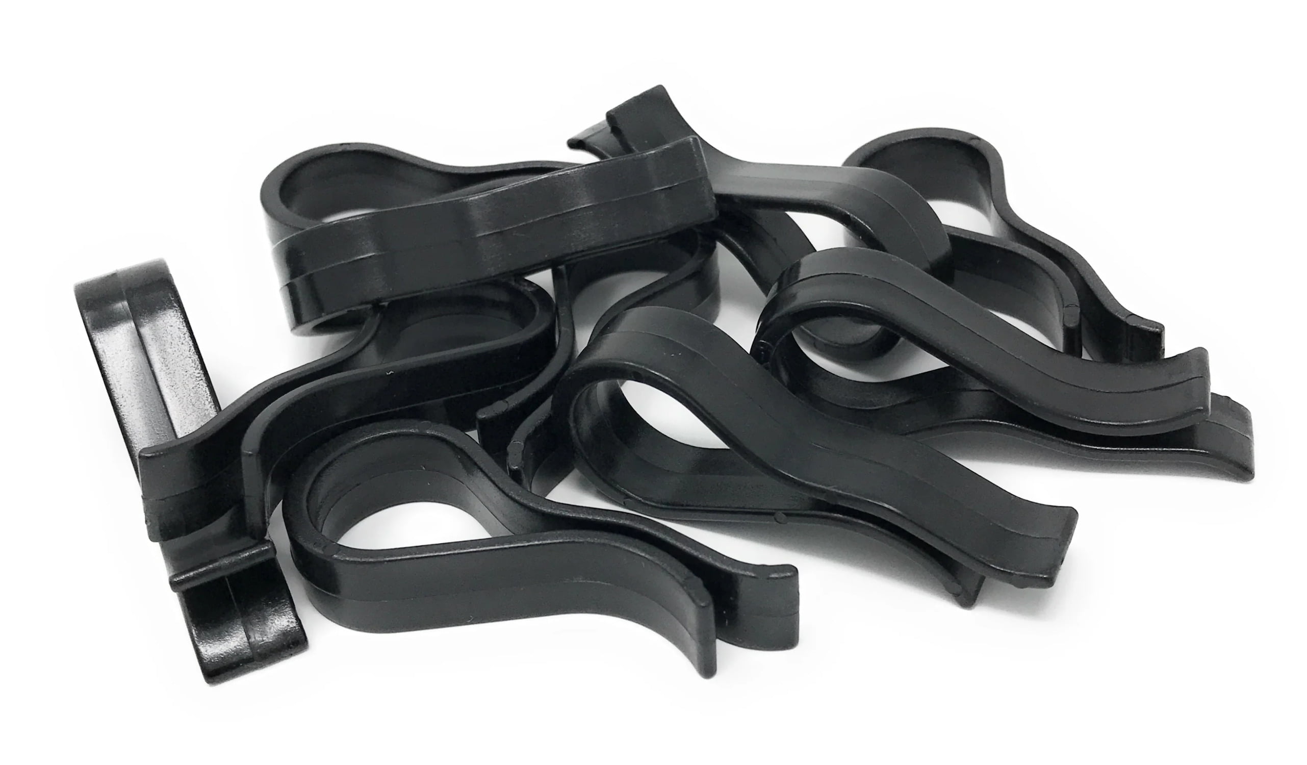 NiftyPlaza 100 Strut Clips - Hanger plastic Clips garment shirt coat ...