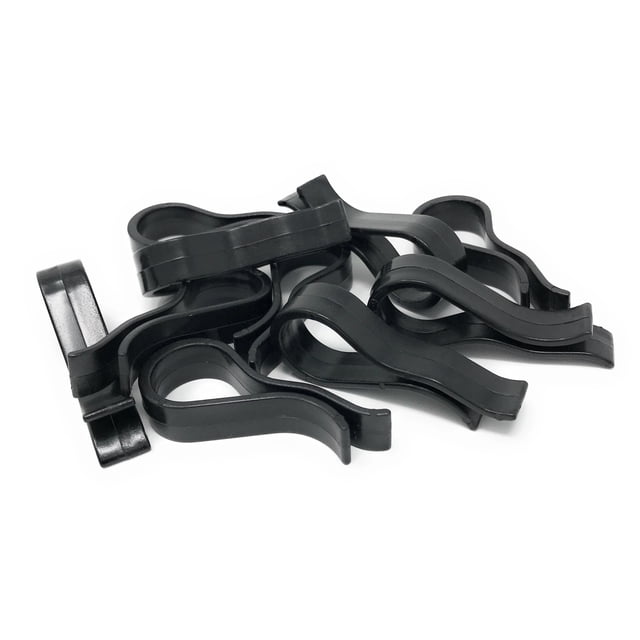 NiftyPlaza 100 Strut Clips - Hanger plastic Clips garment shirt coat ...