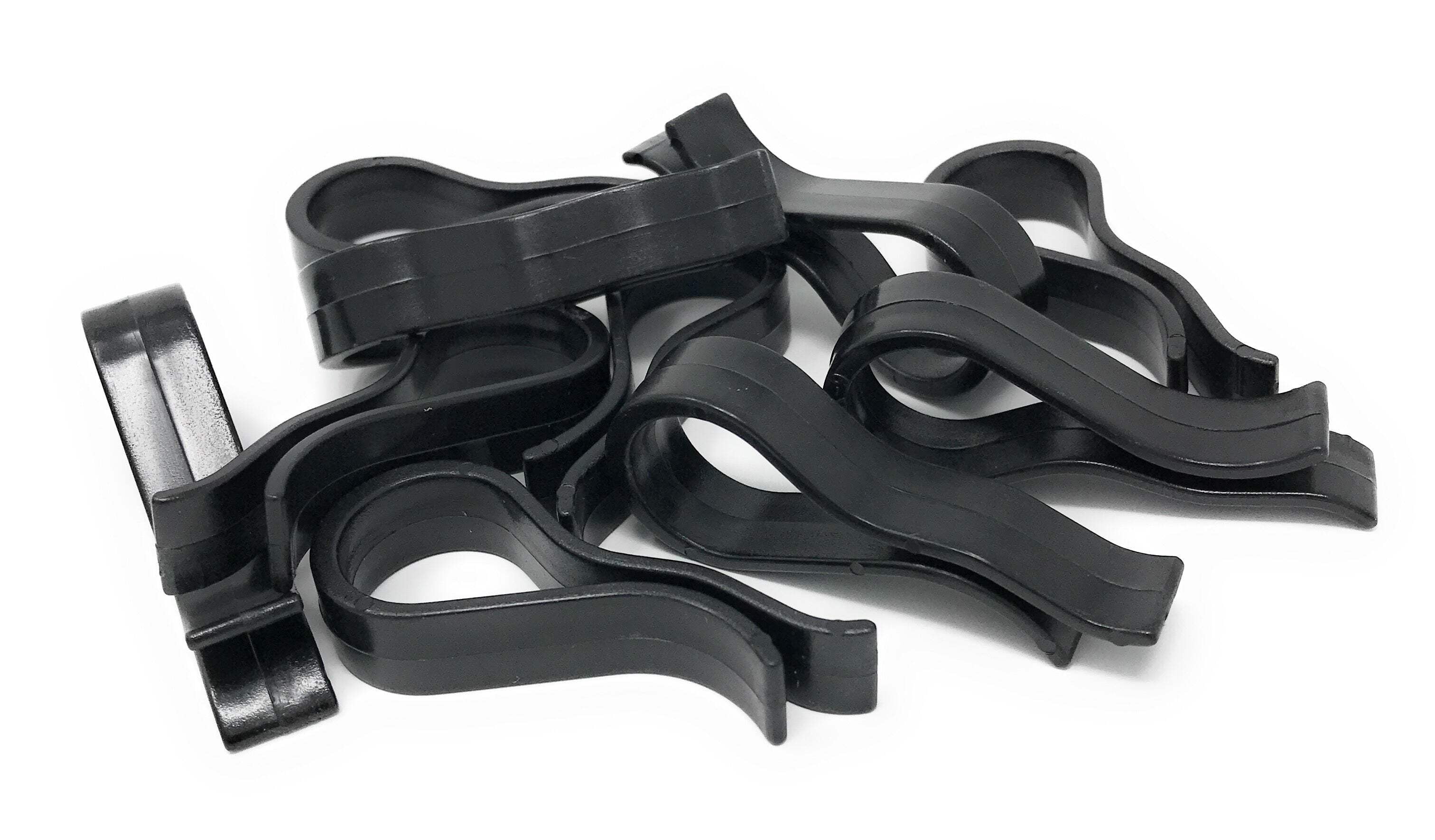 NiftyPlaza 100 Strut Clips - Hanger plastic Clips garment shirt coat ...