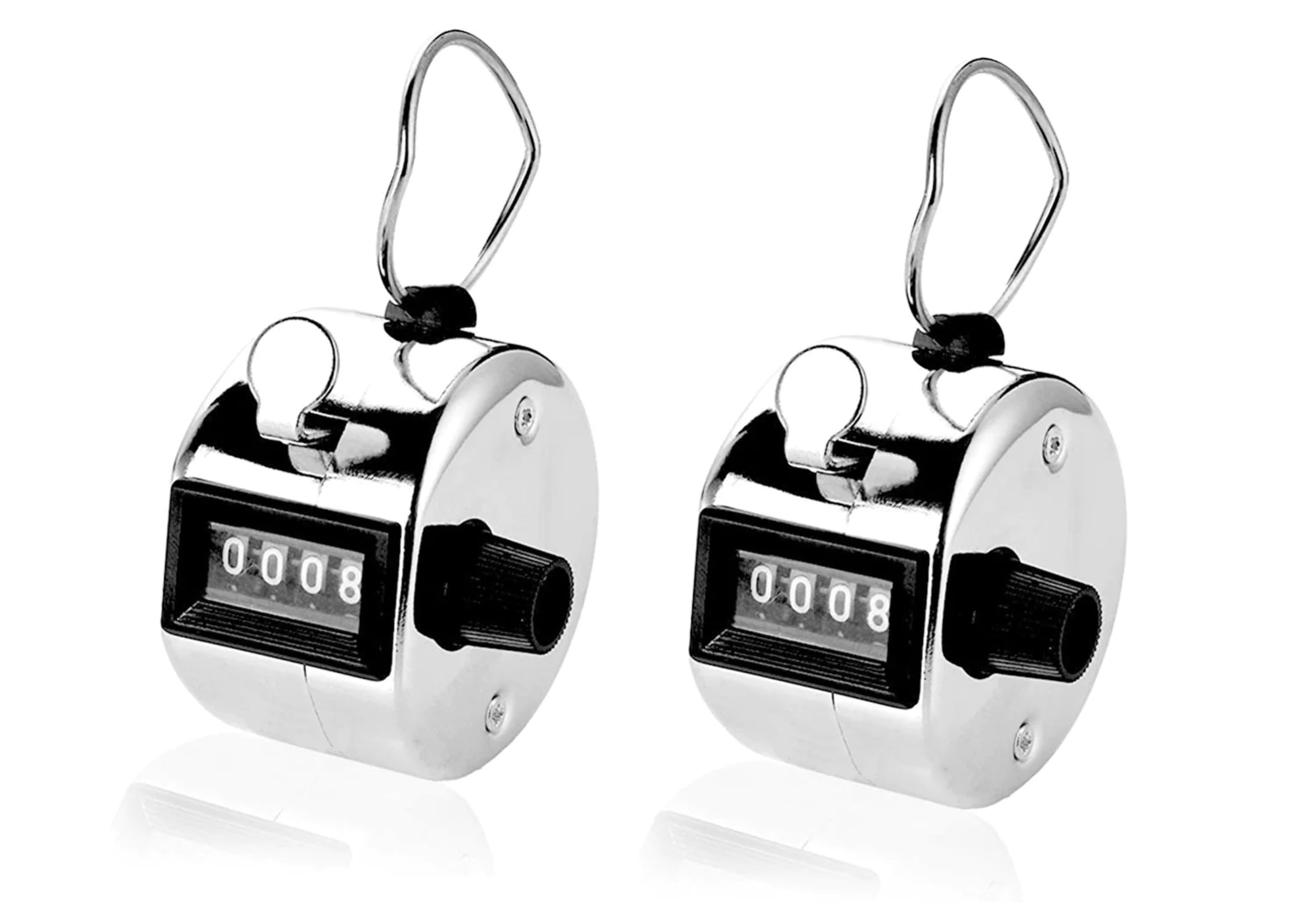 NiftyPlaza 2 Pack Hand Tally Counter 4-Digit Mechanical Palm Number ...