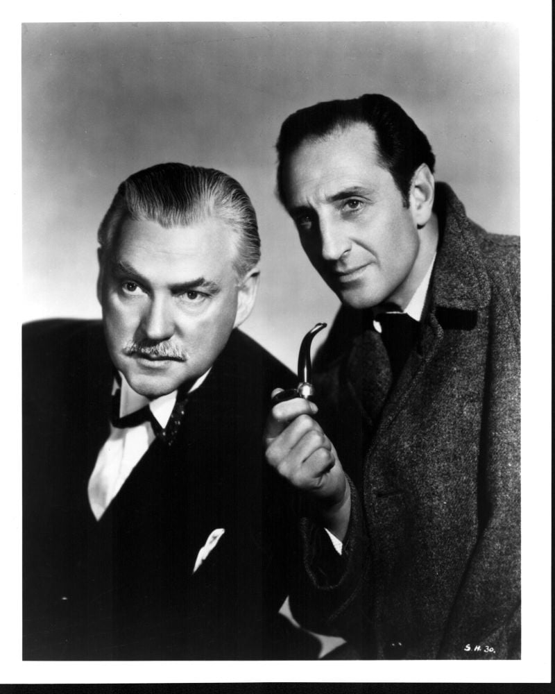 Nigel Bruce And Basil Rathbone For Sherlock Holmes Photo Print (8 x 10 ...
