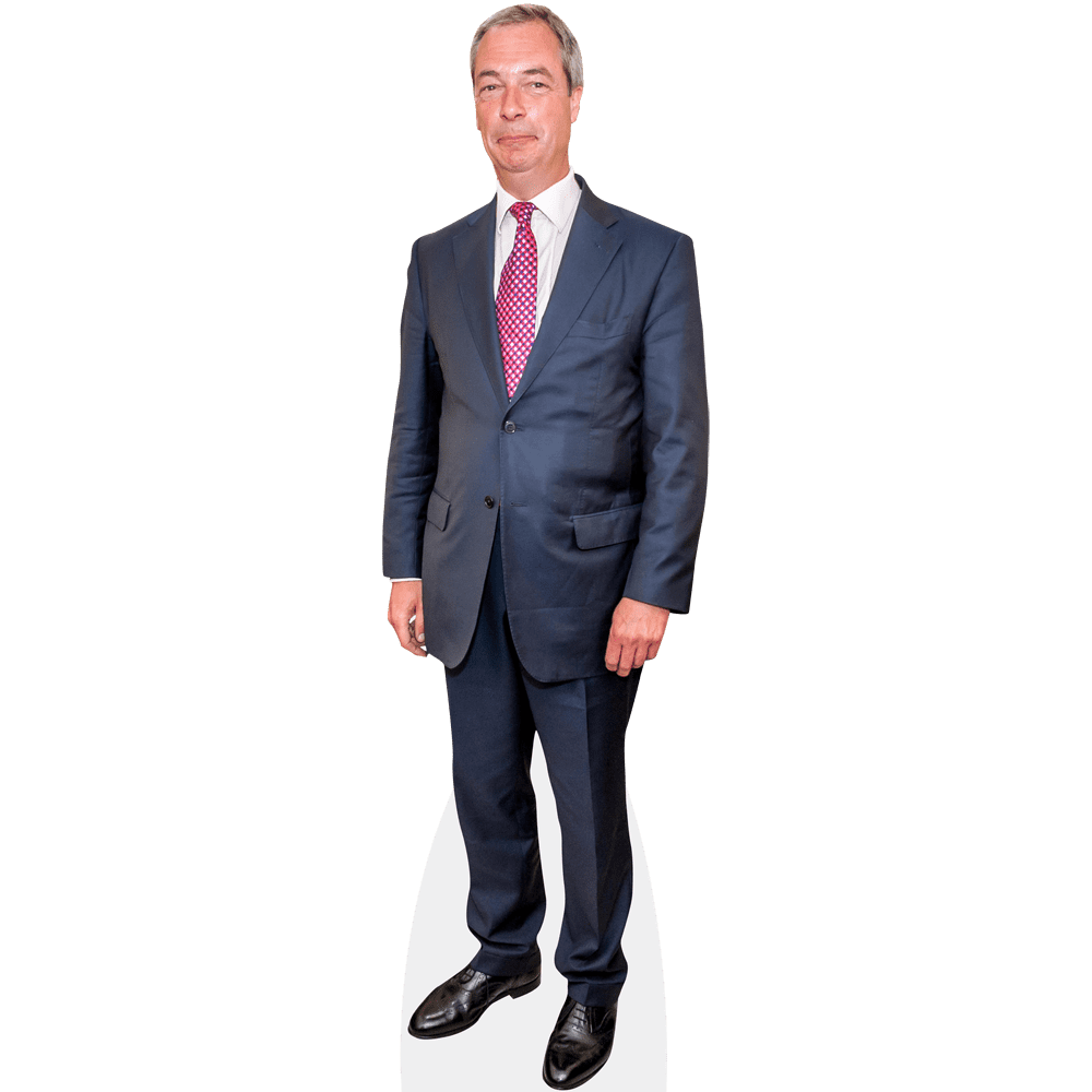 Nigel Farage (Suit) Lifesize Cardboard Cutout Standee - Walmart.com