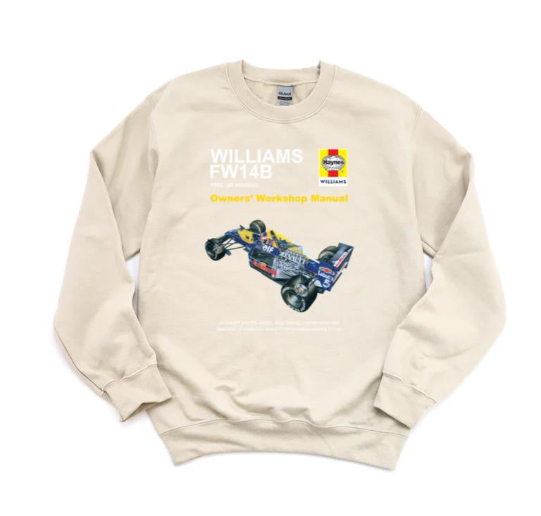 Nigel Mansell Williams FW14B Haynes F1 Vintage Retro Racing Champ Car ...