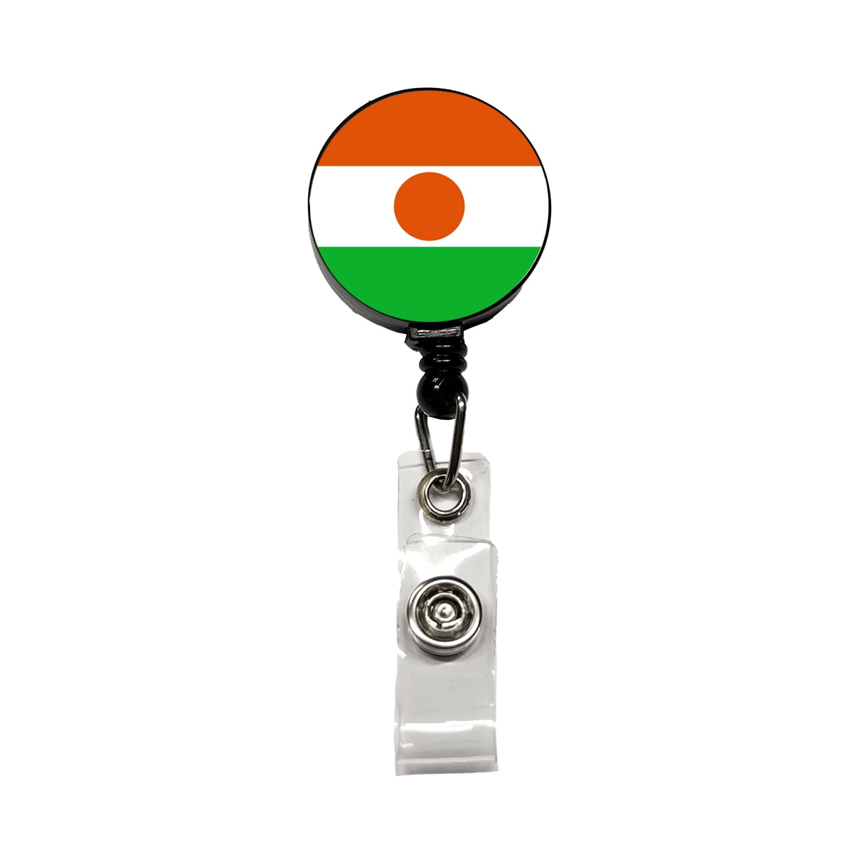 Niger (the) Country Flag Retractable Reel ID Badge Key Card Name Tag ...