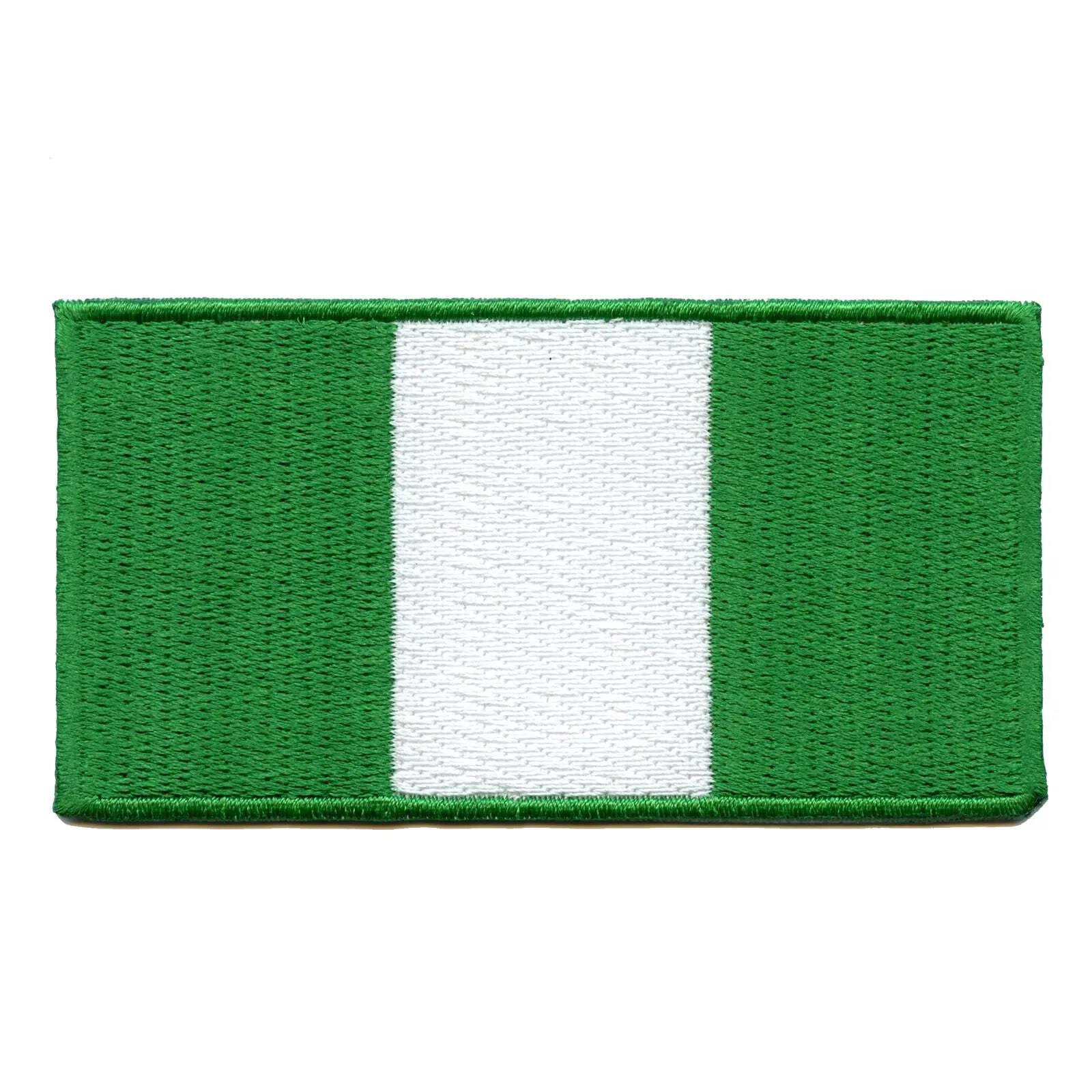 Nigerian Country Flag Embroidered Iron On Patch - Walmart.com
