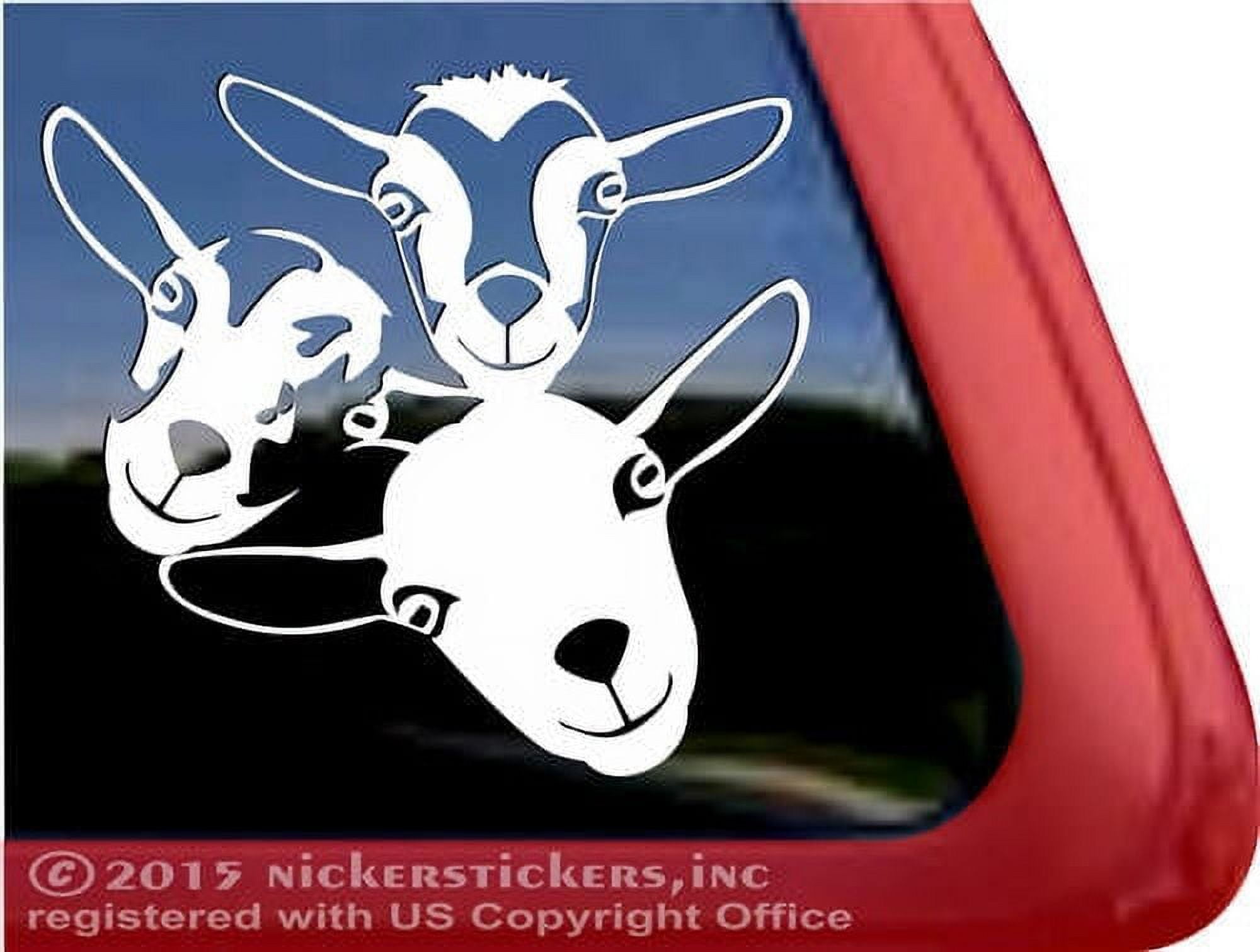 Nigerian Dwarf Goats | High Quality Vinyl Dairy Goats Window Decal ...