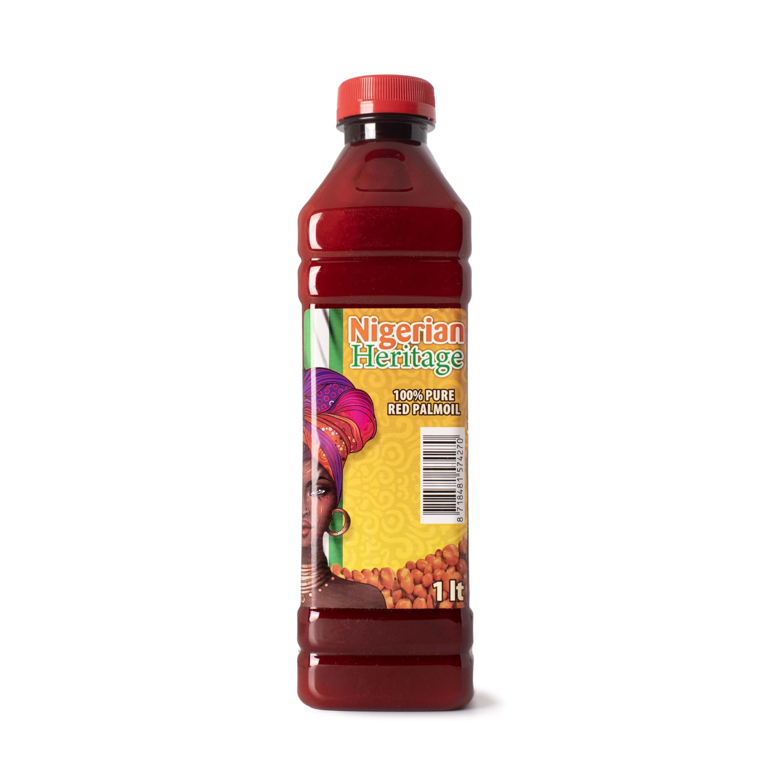 Nigerian Heritage 100% Red BDF32 Palm Oil 33.81 Fl Oz - Pure Red Palm ...