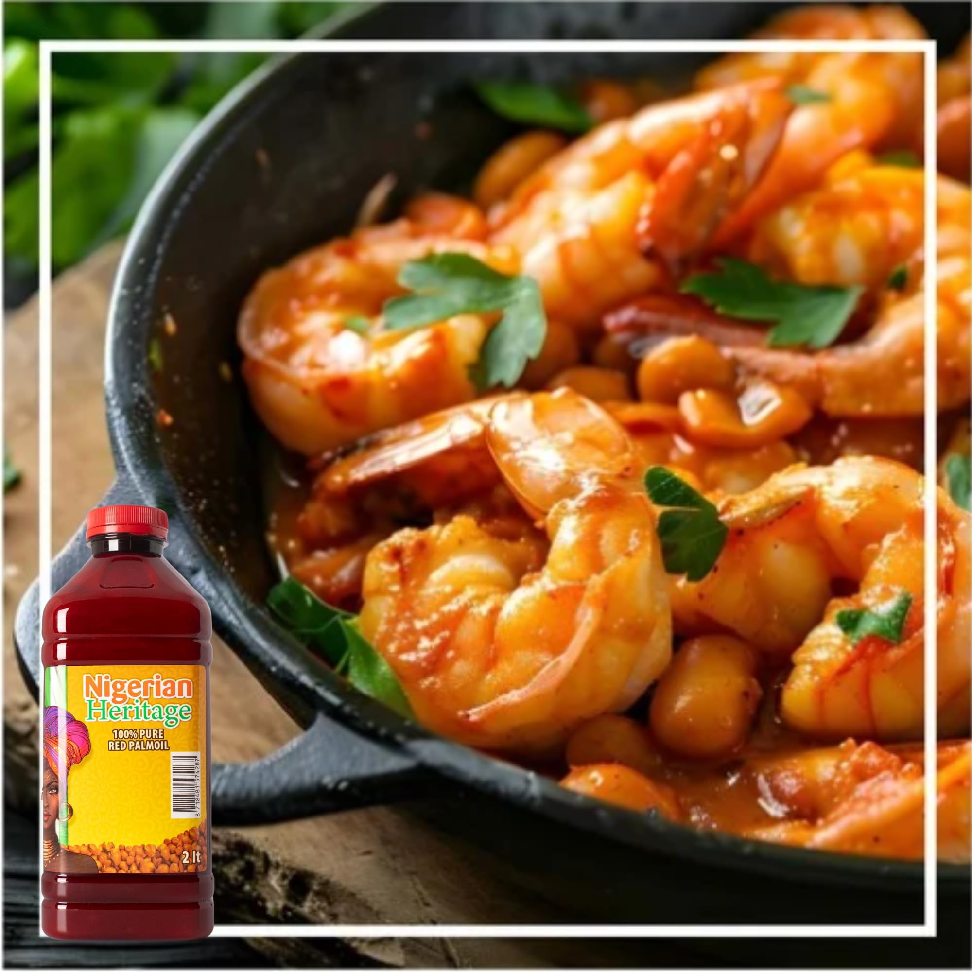 Nigerian Heritage 100% TWE5 Red Palm Oil 16.9 Fl Oz - Pure Red Palm Oil ...