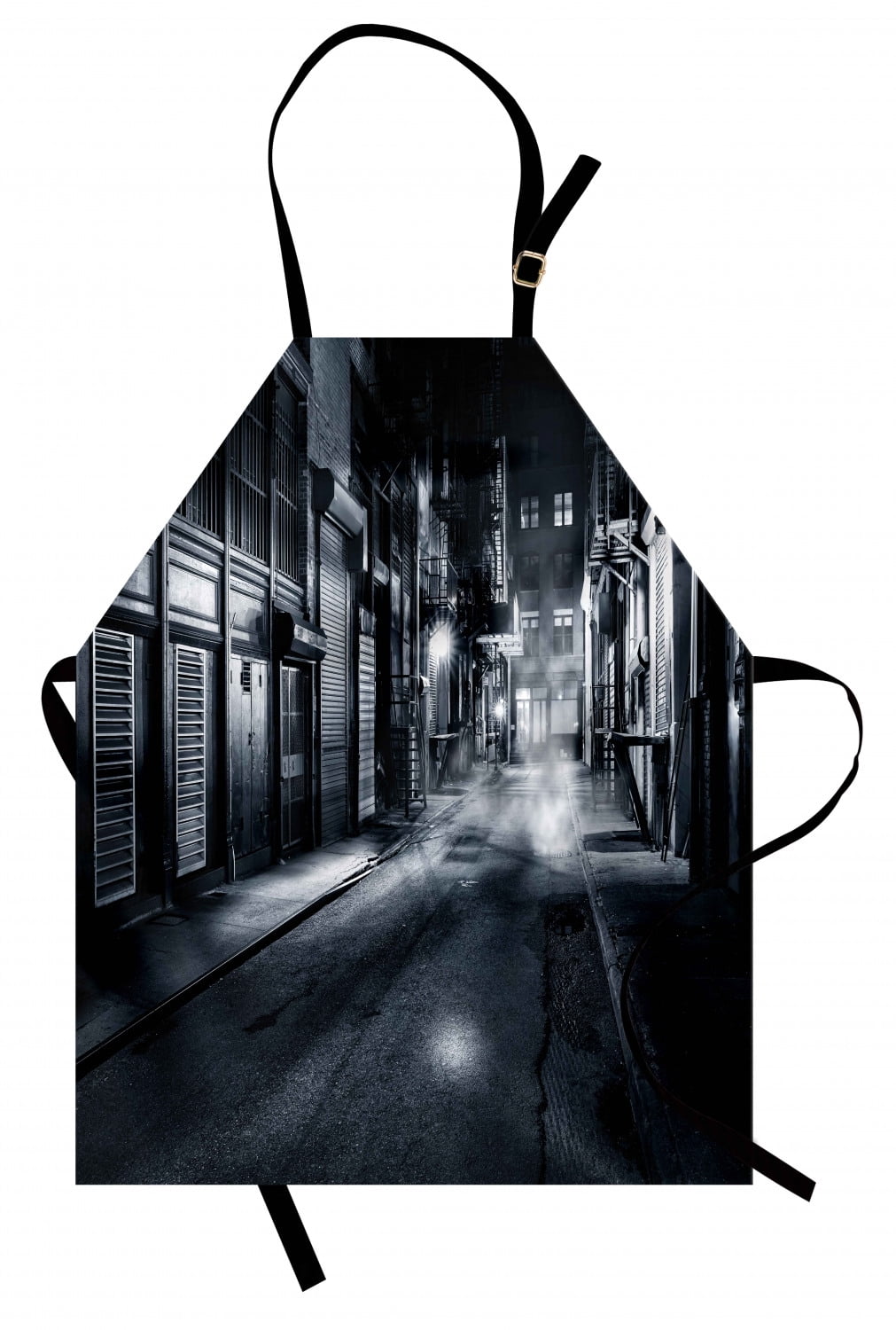 Night Apron Moody Monochrome View of Cortlandt Alley Chinatown New York ...