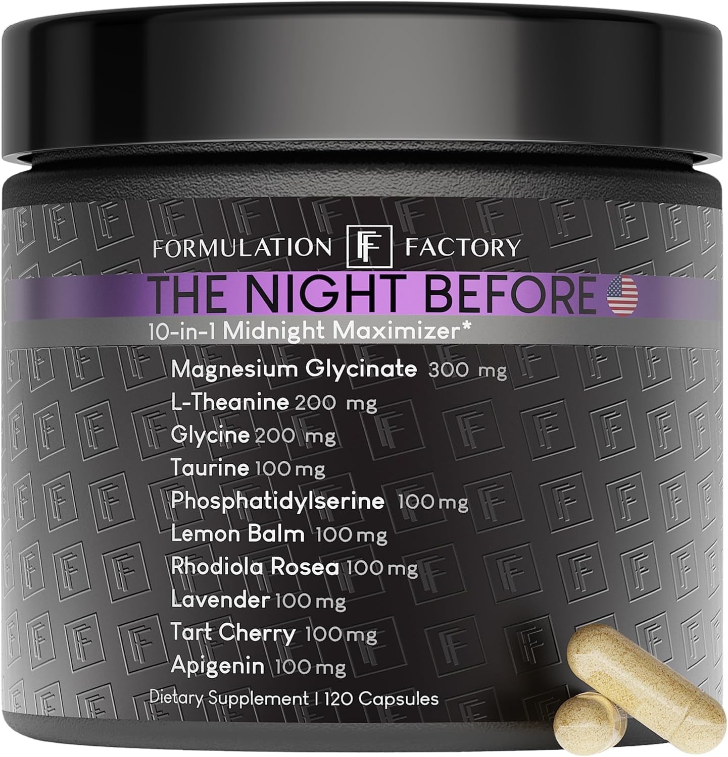 Formulation Factory The Night Before Supplement, Sleep Support with ...