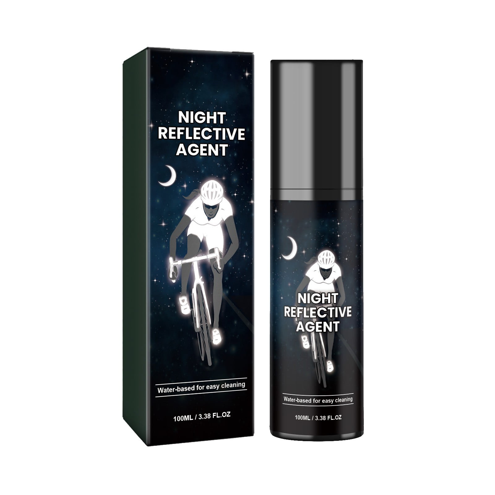 Night Bike Gear Glow Spray 100ml Reflective Marker For Clothes ...