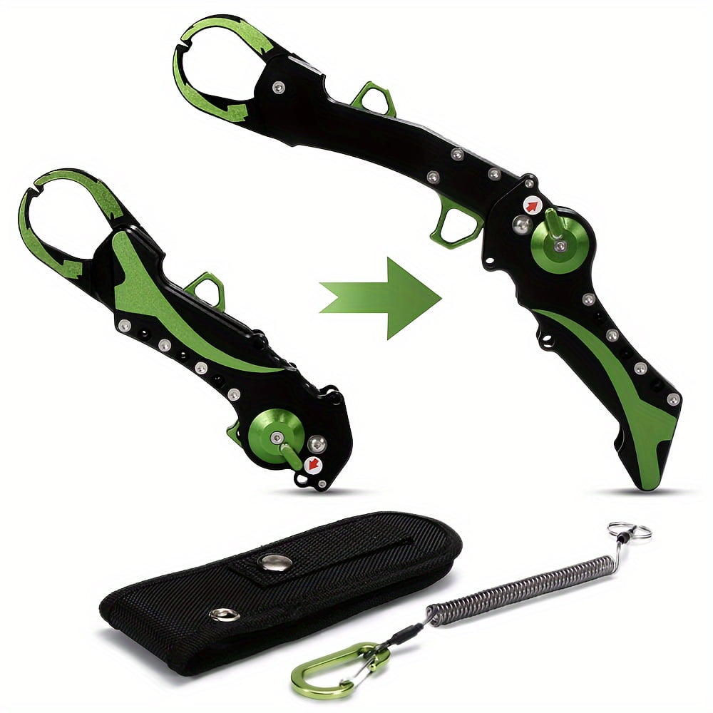 Night Cat Folding Fishing Lip Gripper Grabber Grip With Sheath Foldable ...