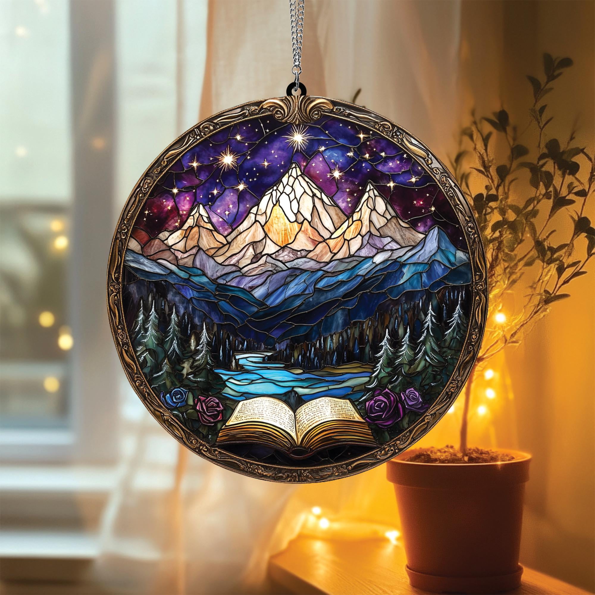 Night Court Acrylic Window Hanging, NOT Glass, Star Light Fantasy Book ...