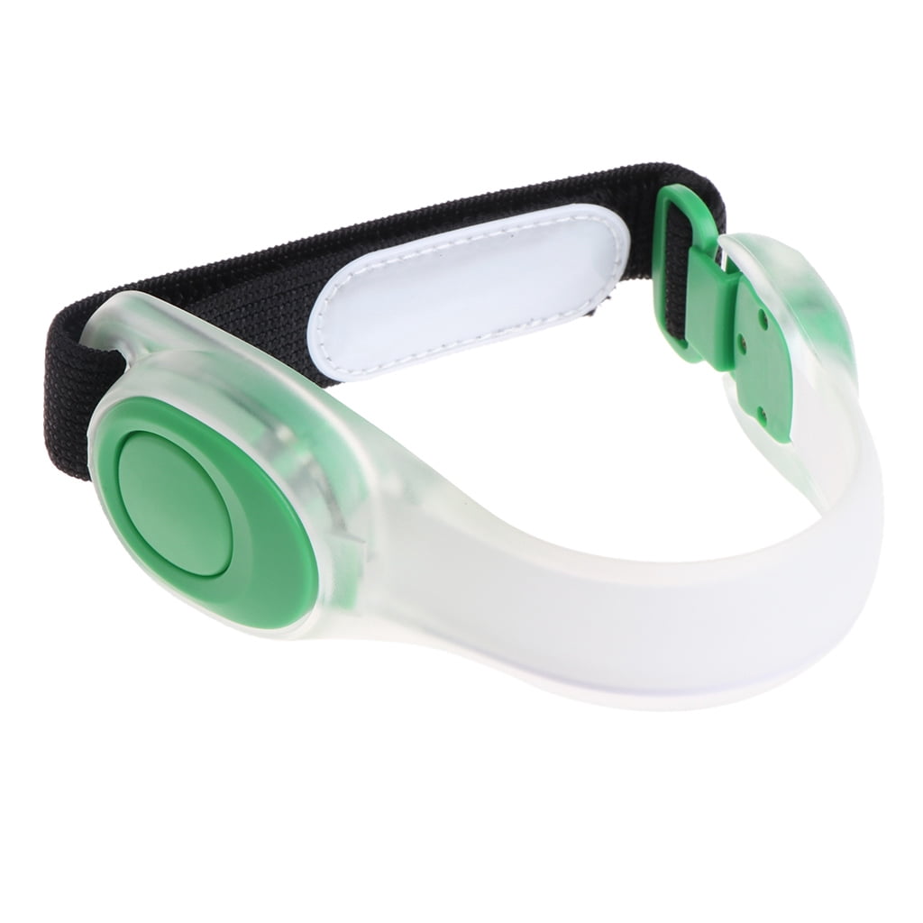 Night Cycling Running LED Armband Light Safety Warn Reflective Belt Arm ...