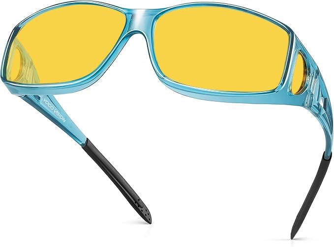Night Driving Glasses Anti Glare Night Vision Yellow Tint Glare ...